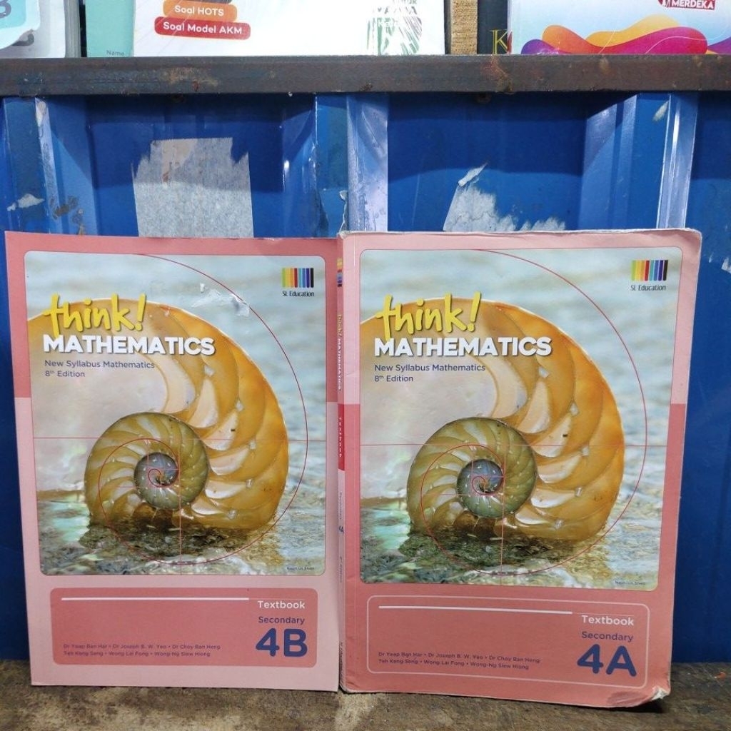 Jual think mathematics textbook 4A+textbook 4B 8th edition | Shopee ...