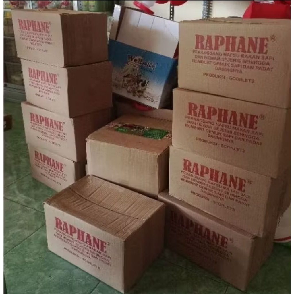Jual jamu sapi raphane sapi raphane mineral 10kg 1 dus/ kemasan 1kg ...