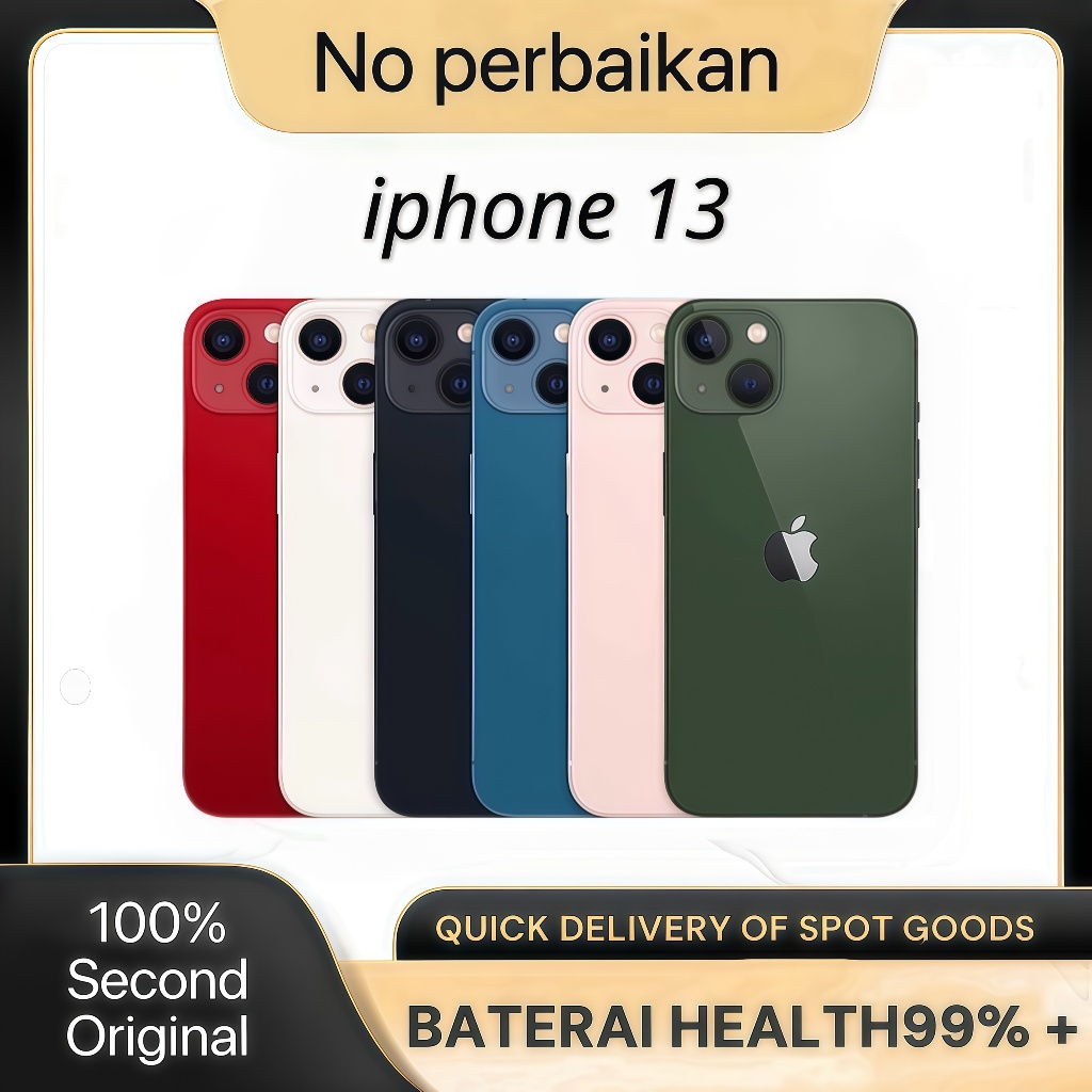 Jual IP 13 256GB 128GB SECOND HAND GOOD CONDITIONS FULLSET MULUS BH 95+ | Shopee Indonesia