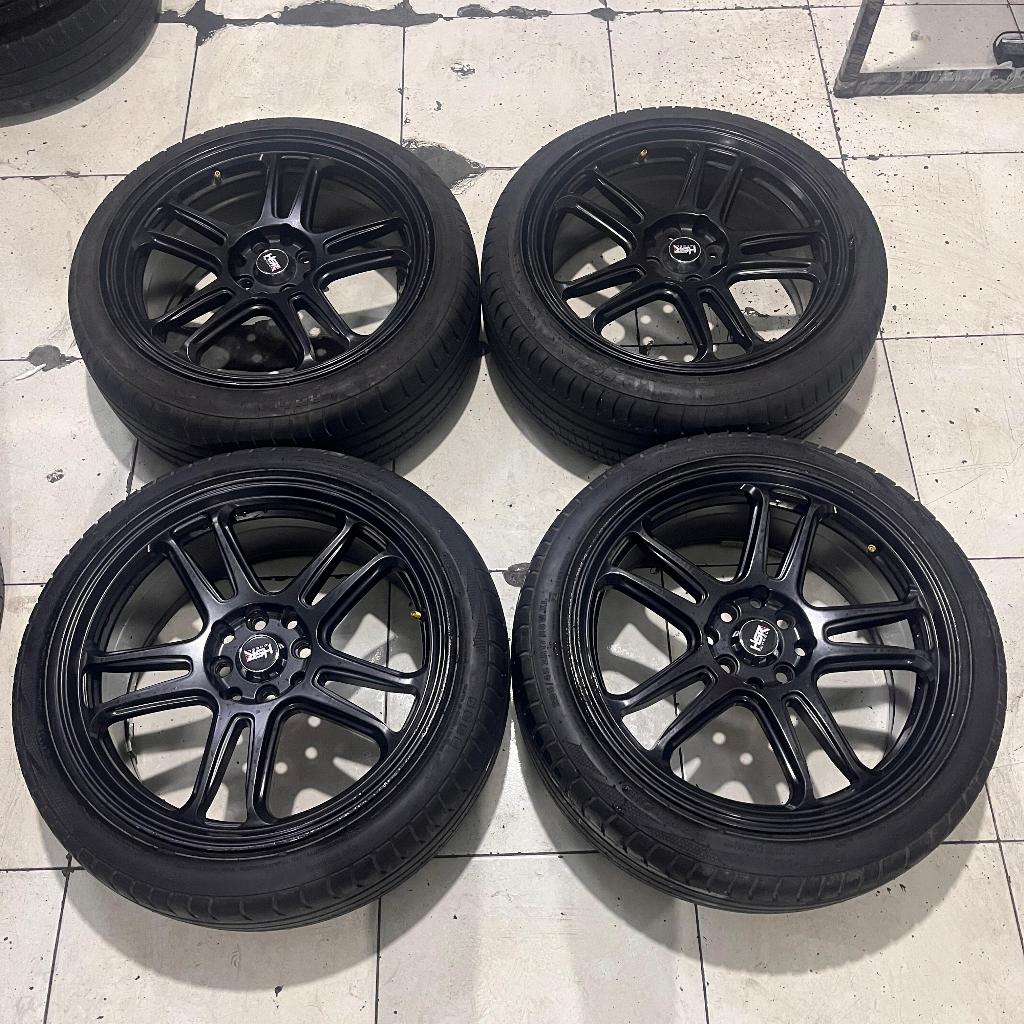 Jual VELG MOBIL RACING NX SPO HSR RING 17 LEBAR 7,5 LUBANG BAUT PCD 4X100, 4X114 ET40 + BAN ...