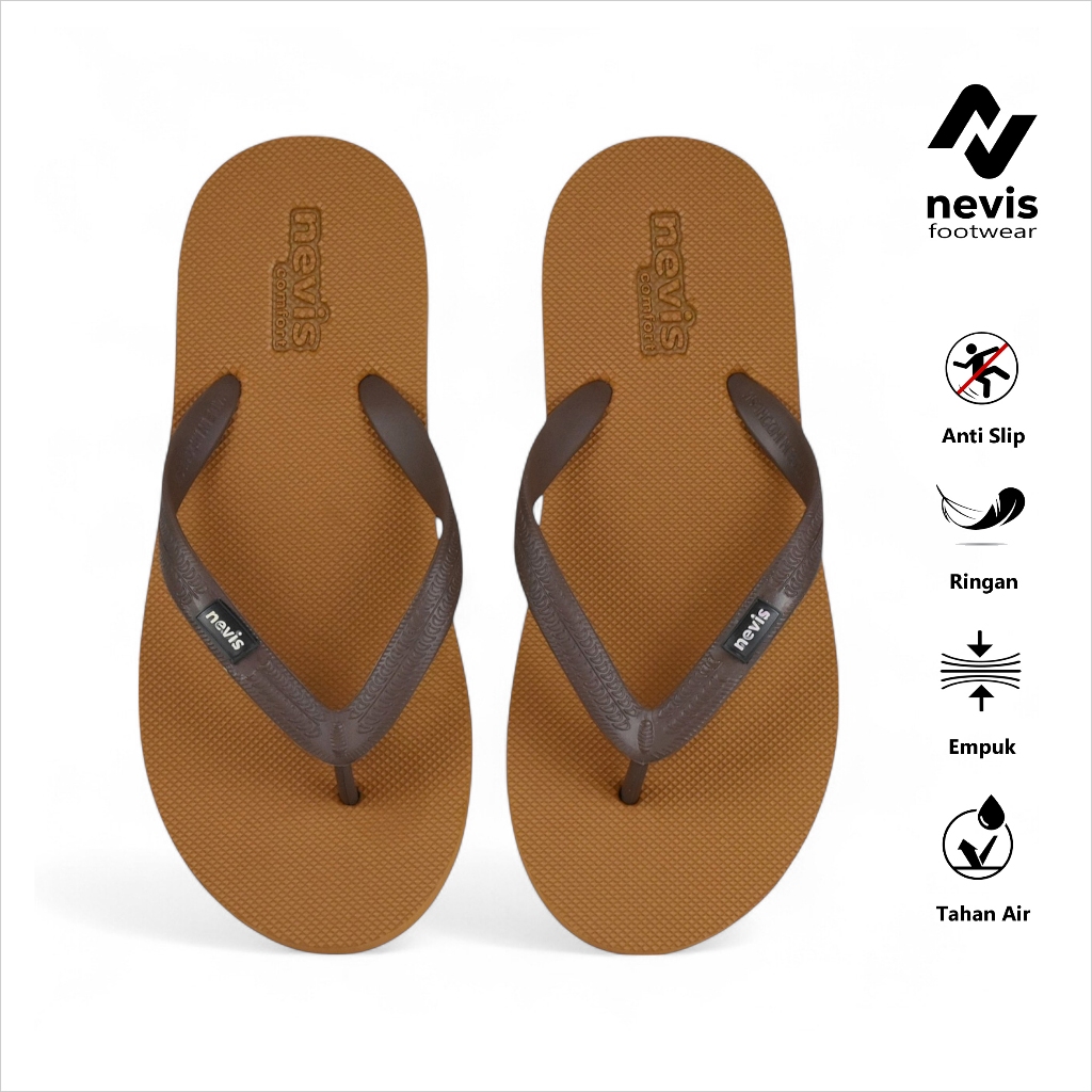 Jual NEVIS Sandal Jepit Karet Pria Original Comfort Sendal Japit Flip ...