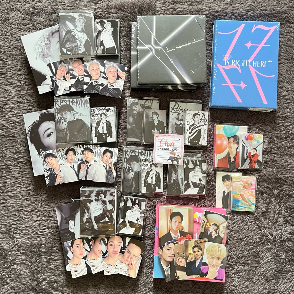 Jual [READY STOCK] SEALED UNSEALED ALBUM STF SPILL THE FEELS 17 RIGHT HERE DEAR CARVER CARAT ...
