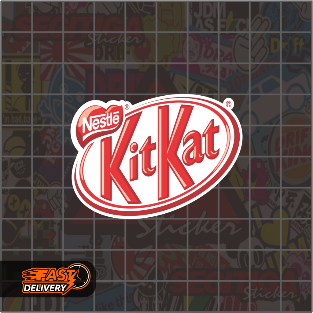 Jual Sticker Kit Kat Ukuran 5.5 x 4 Cm | Shopee Indonesia
