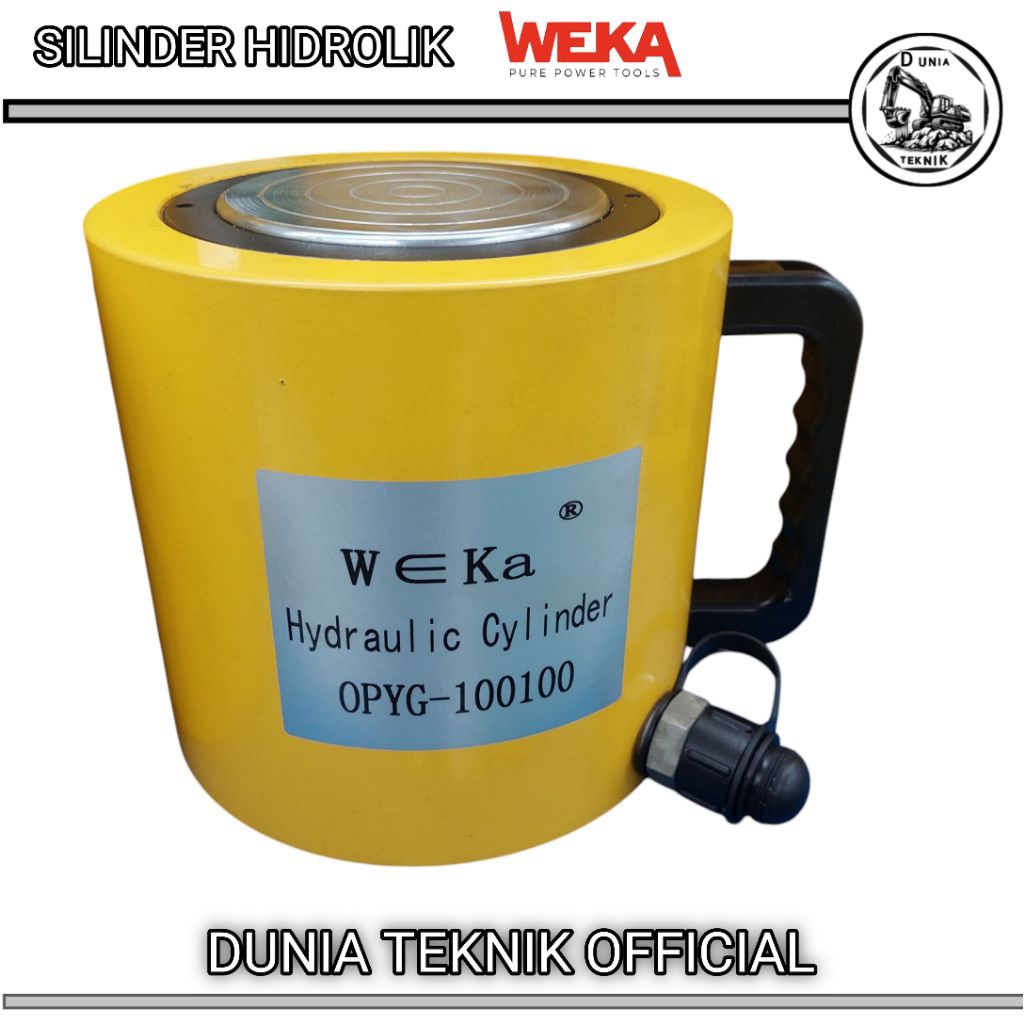 Jual Hydraulic Cylinder 100 Ton dengan jarak 68 mm Kapasitas Oli 225 cc ...