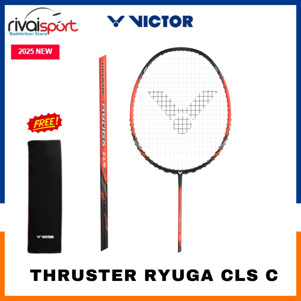 Jual New Raket Badminton Victor Thruster K Ryuga CLS C / TK-Ryuga CLS C ...