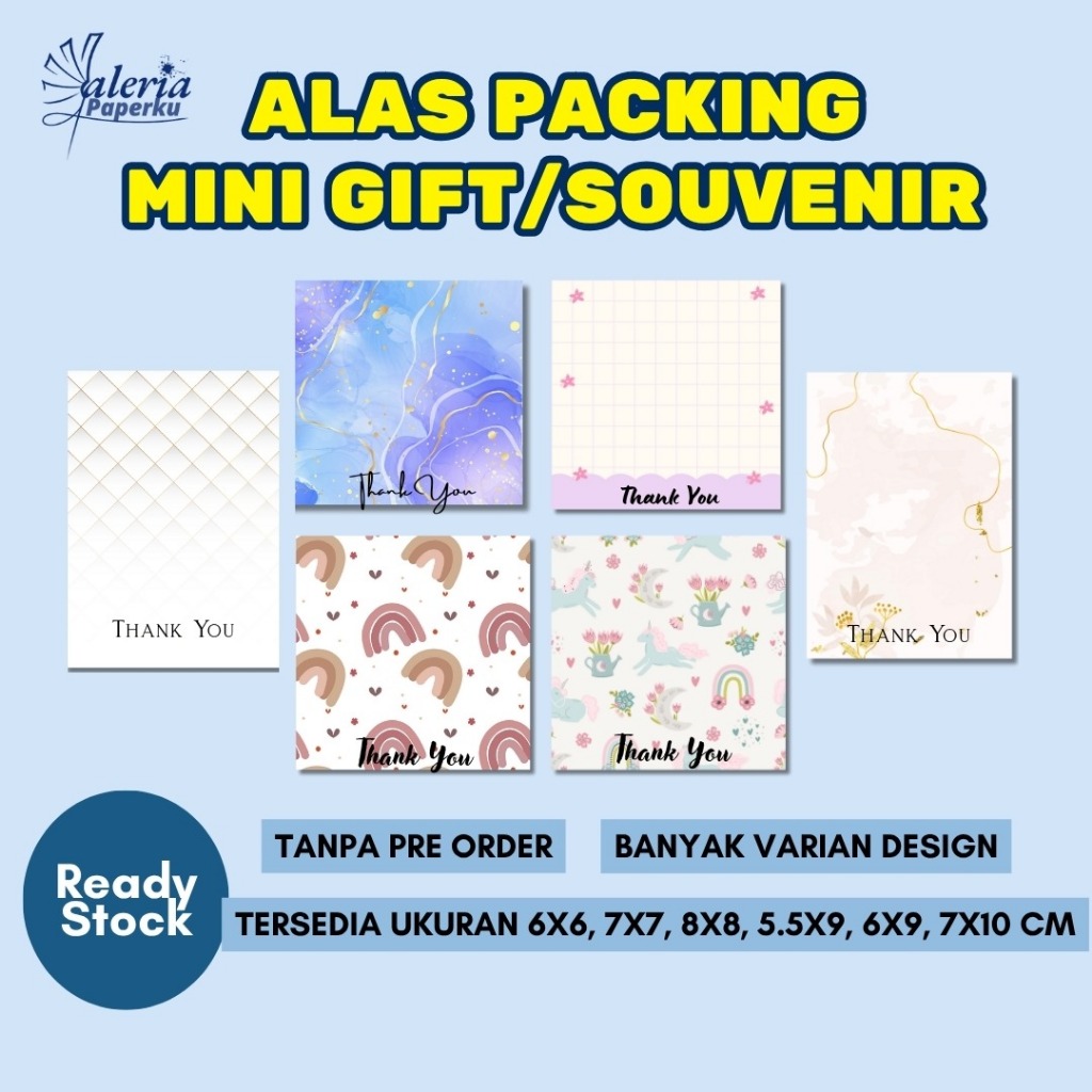 Jual Alas Packing Souvenir 35 Pcs Murah | Cetak Alas Kertas Custom ...