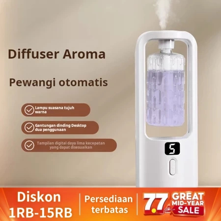 Jual Essential Oil Diffuser Humidifier Ruangan LED Light 7-speed ...