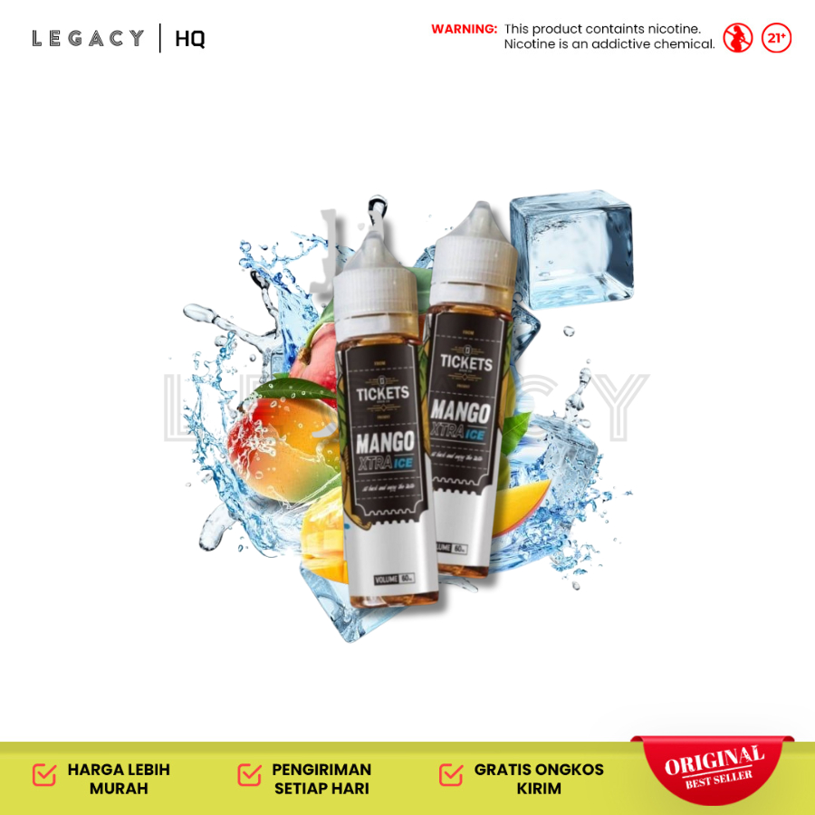 Jual Tickets Mango With Xtra Ice Freebase 60ml By Tickets Brew - 3MG ...