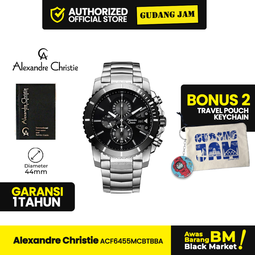 Jual Alexandre Christie Pria AC 6455 MCB AC 6455 AC6455MCB AC 6455 ...