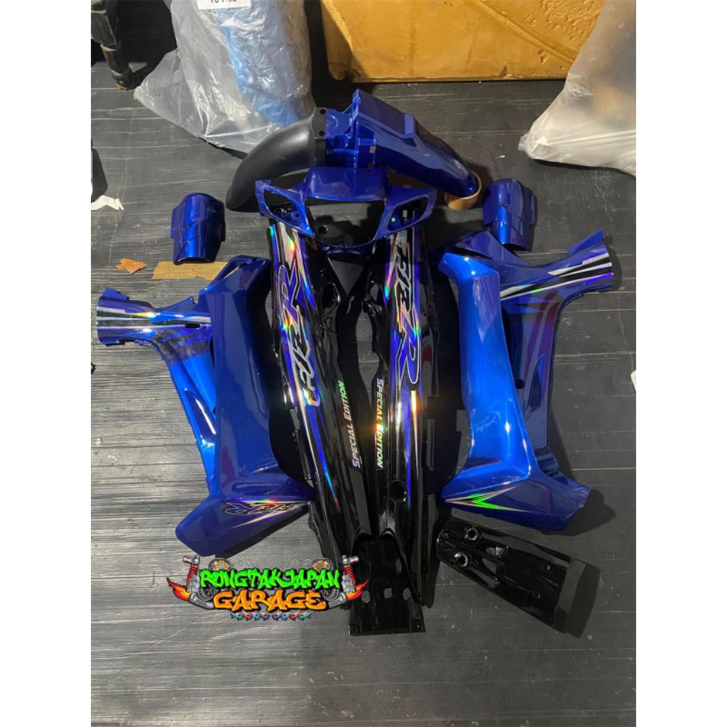 Jual full set body halus fiz r f1zr biru hitam special edition hologram ...