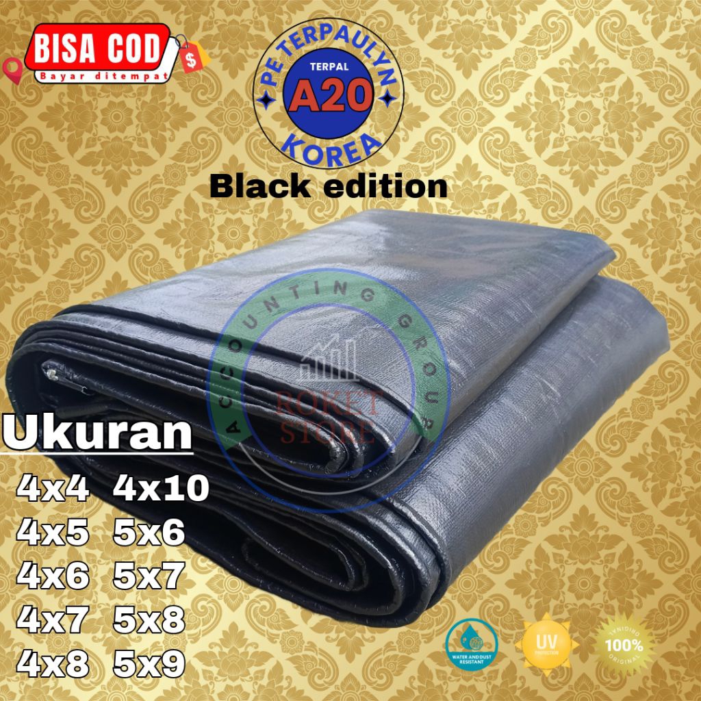 Jual TERPAL HITAM A12 DAN A20 KOREA PREMIUM QUALITY TEBAL DAN KUAT ...