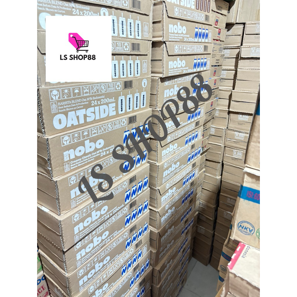 Jual NOBO Oat Milk Creamy Dus isi 24 pcs // susu Nobo | Shopee Indonesia