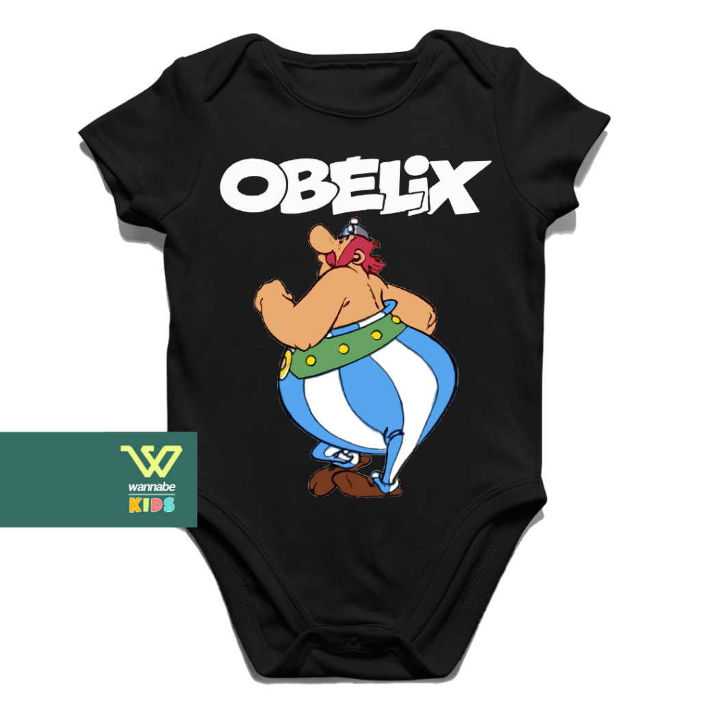Jual Jumper Bayi KOMIK ASTERIX OBELIX Baby Rompers Umur 0 - 1 Tahun ...