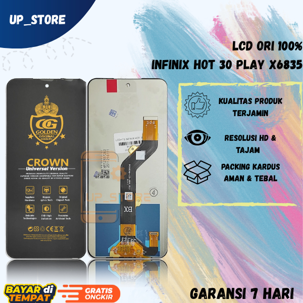 Jual LCD TOUCHSCREEN INFINIX HOT 30 PLAY X6835 ORIGINAL FULLSET ...