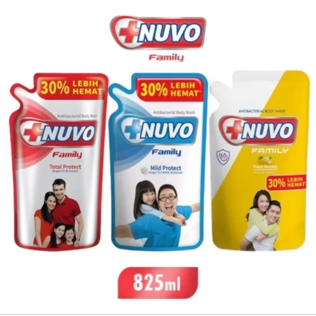 Jual Nuvo Sabun Cair Kemasan Refill 825ml | Shopee Indonesia