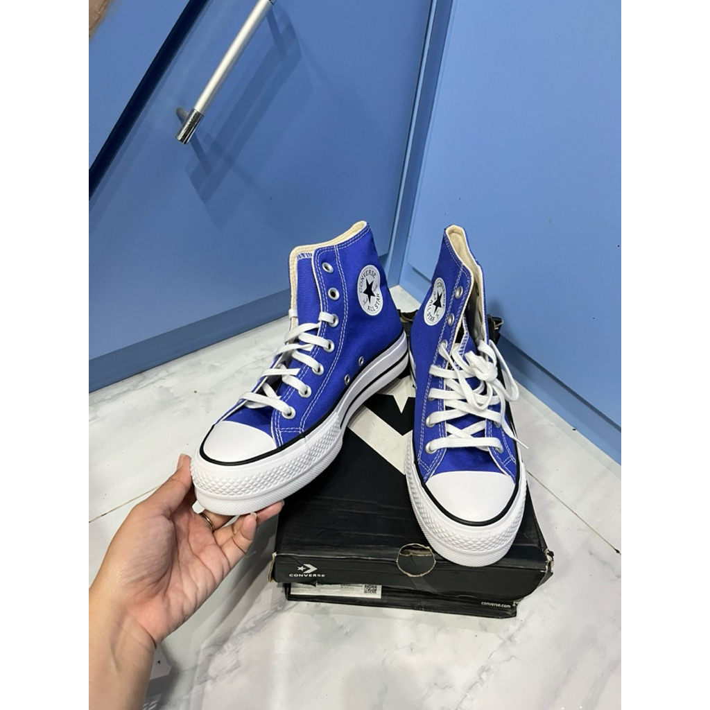 Jual Sepatu Converse women biru uk 38 sale 70% ori sport station ...