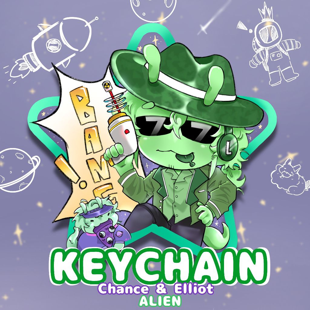 Jual [ Keychain ] Chance & Elliot (alien) FORSAKEN fanmerch | Shopee ...