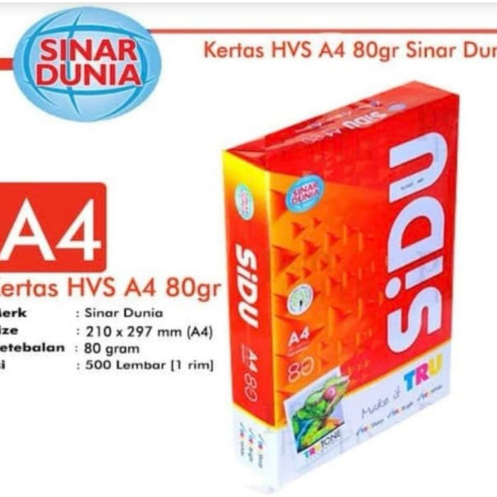 Jual Kertas SIDU 80 Gram | Shopee Indonesia