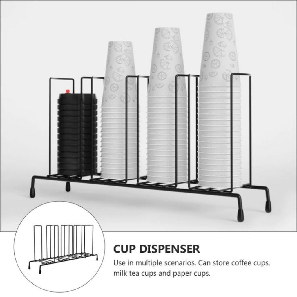 Jual tempat gelas kertas cup holder 3 lubang rak gelas cup paper ...