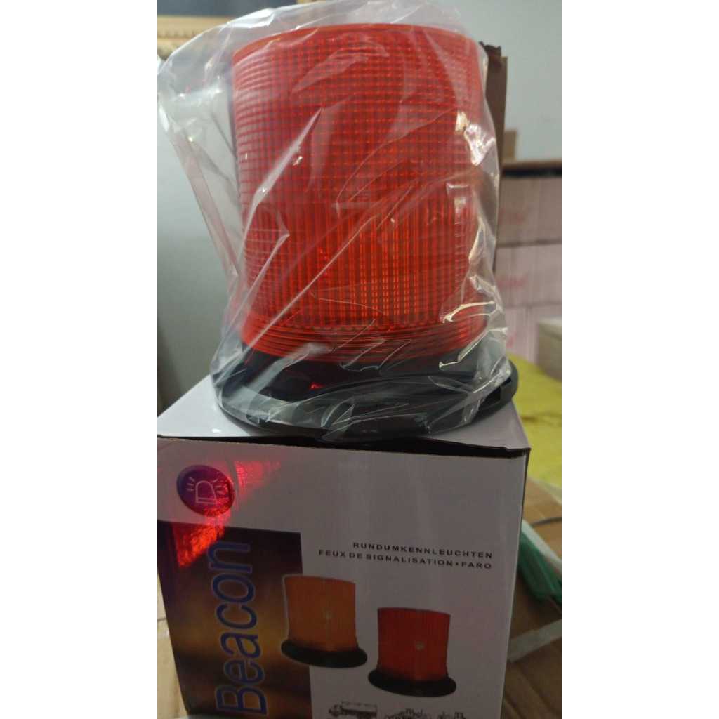 Jual Lampu Led Rotary Beacon Blitz Strobe Peringatan Led Kuning 3 Mode ...