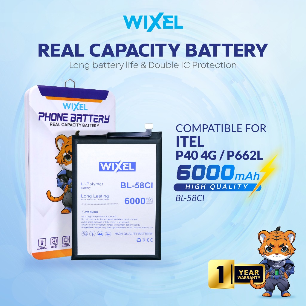 Jual WIXEL Baterai BL-58CI BL58CI Itel P40 4G P662L Batre Batrai ...