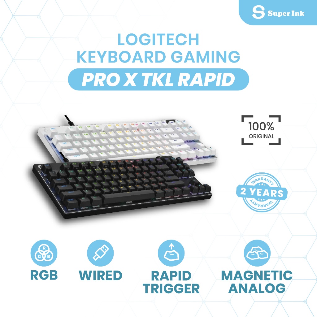 Jual Logitech G PRO X TKL RAPID dengan Mode Rapid Trigger, Aktuasi dan ...