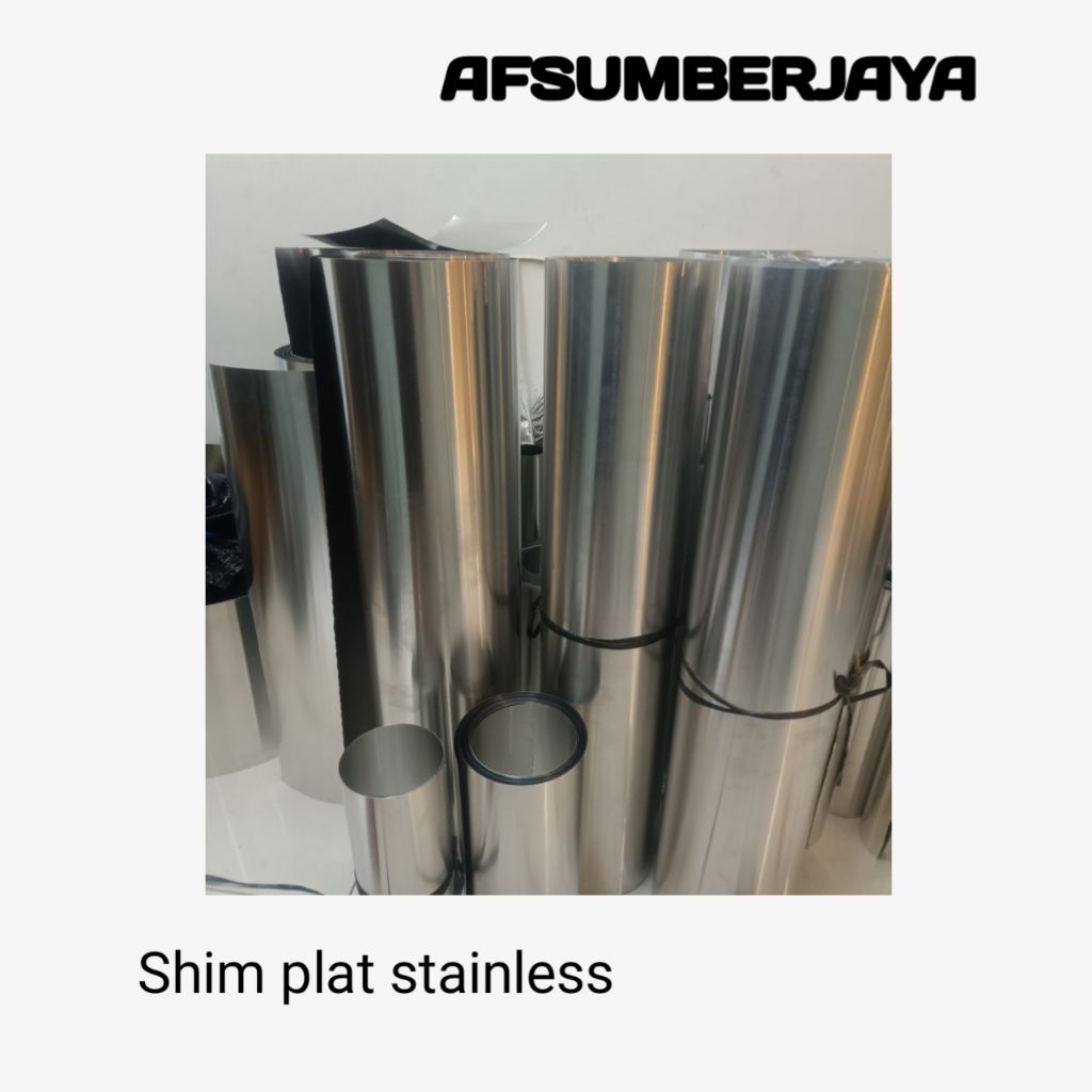 Jual Shim plate stainless 0.1mm x 100mm x 1meter/Plate stainless ...