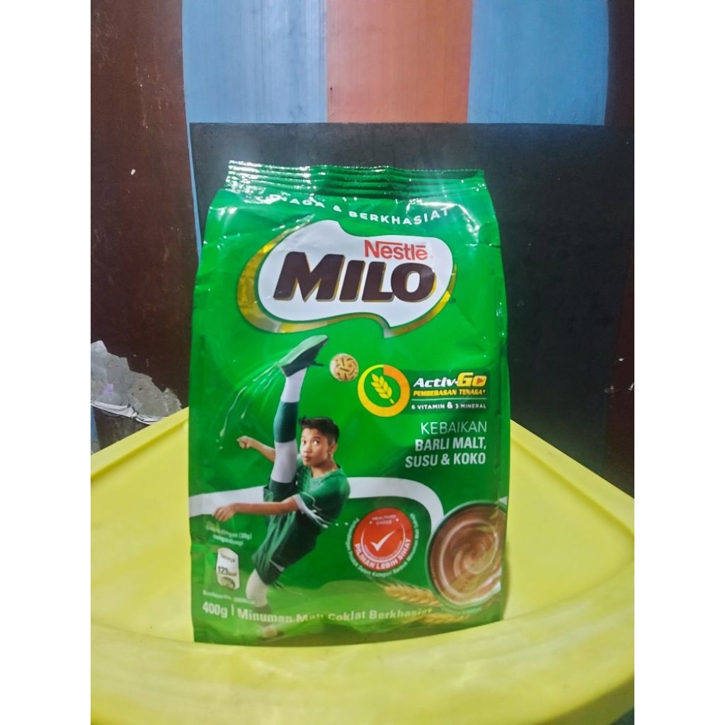 Jual Milo Activ-Go 400gr Nestle Milo Susu Bubuk 400gr | Shopee Indonesia