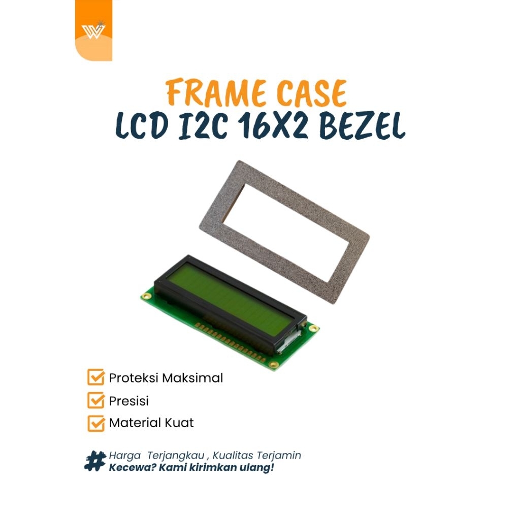 Jual Frame Case LCD I2C 16x2 Bezel Casing Housing Enclosure | Shopee ...