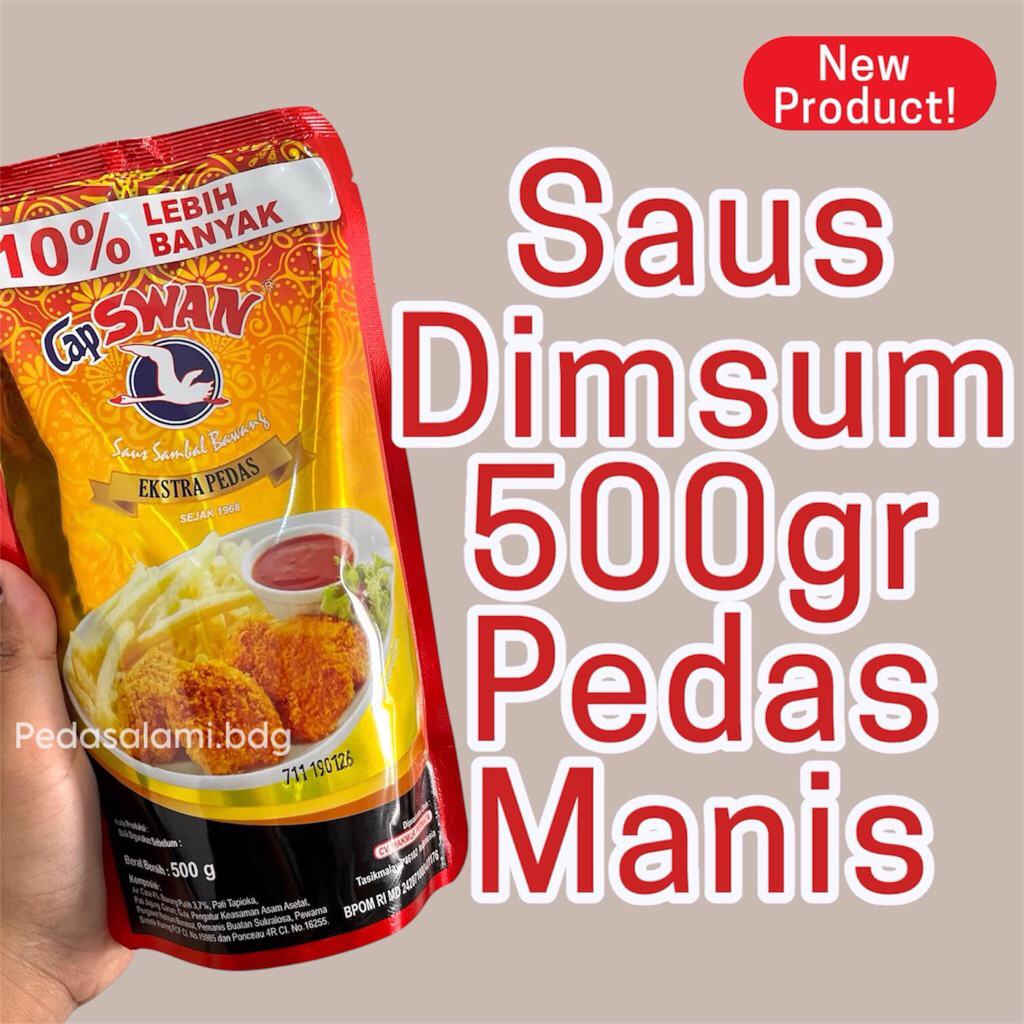 Jual New! Saus Dimsum Extra Pedas Cap Swan Premium Pouch 500gr Termurah ...
