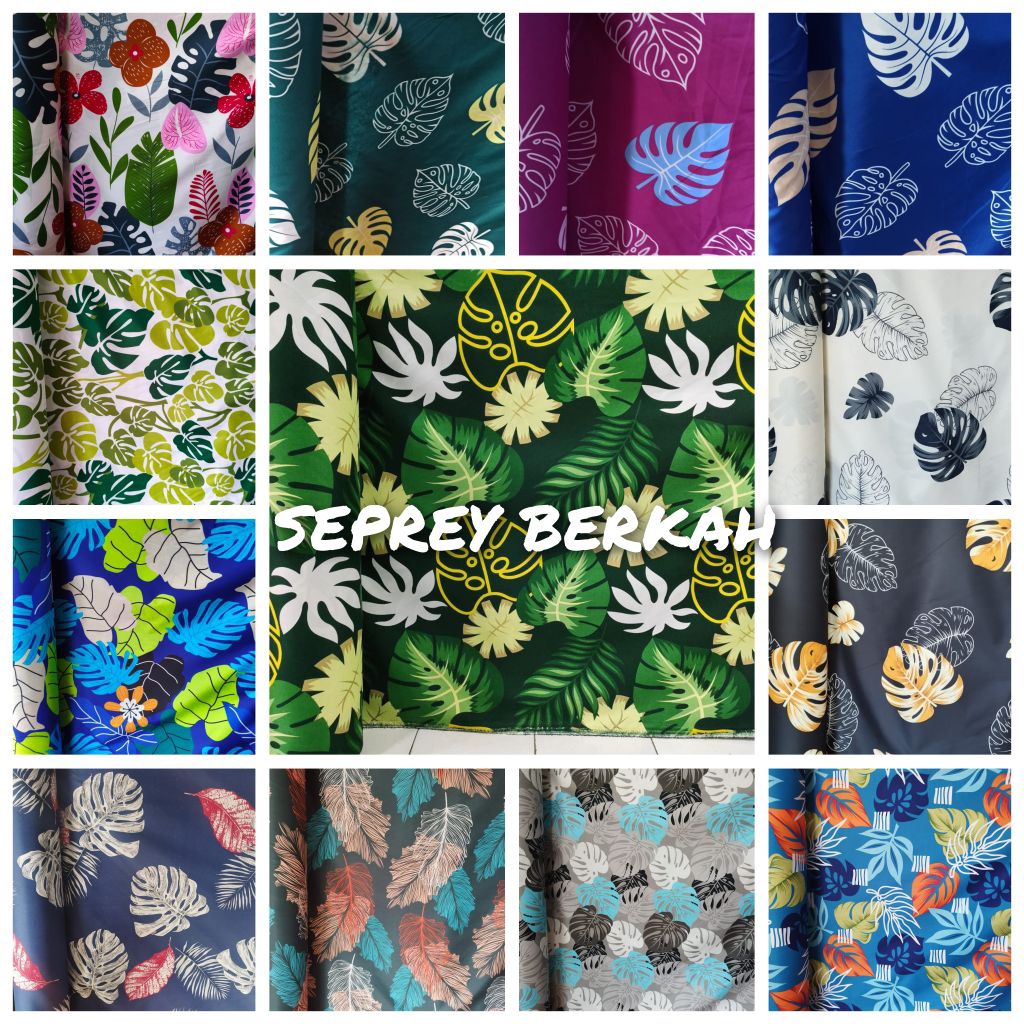 Jual Kain sprei katun polimikro motif Moestra atau JANDA BOLONG (JANBOL ...