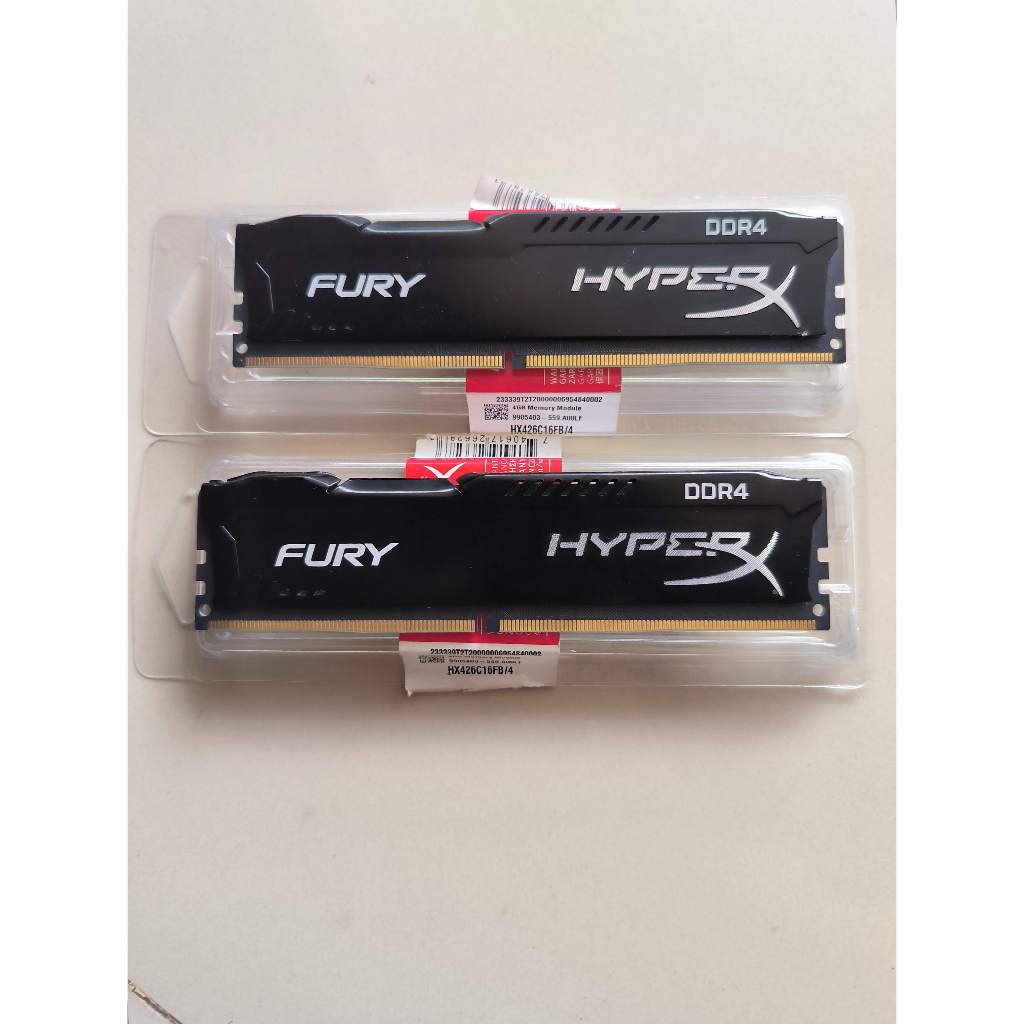 Jual Ram Kingston HyperX Fury DDR4 8GB (2x4GB) 2666MHZ PC21300 | Shopee ...