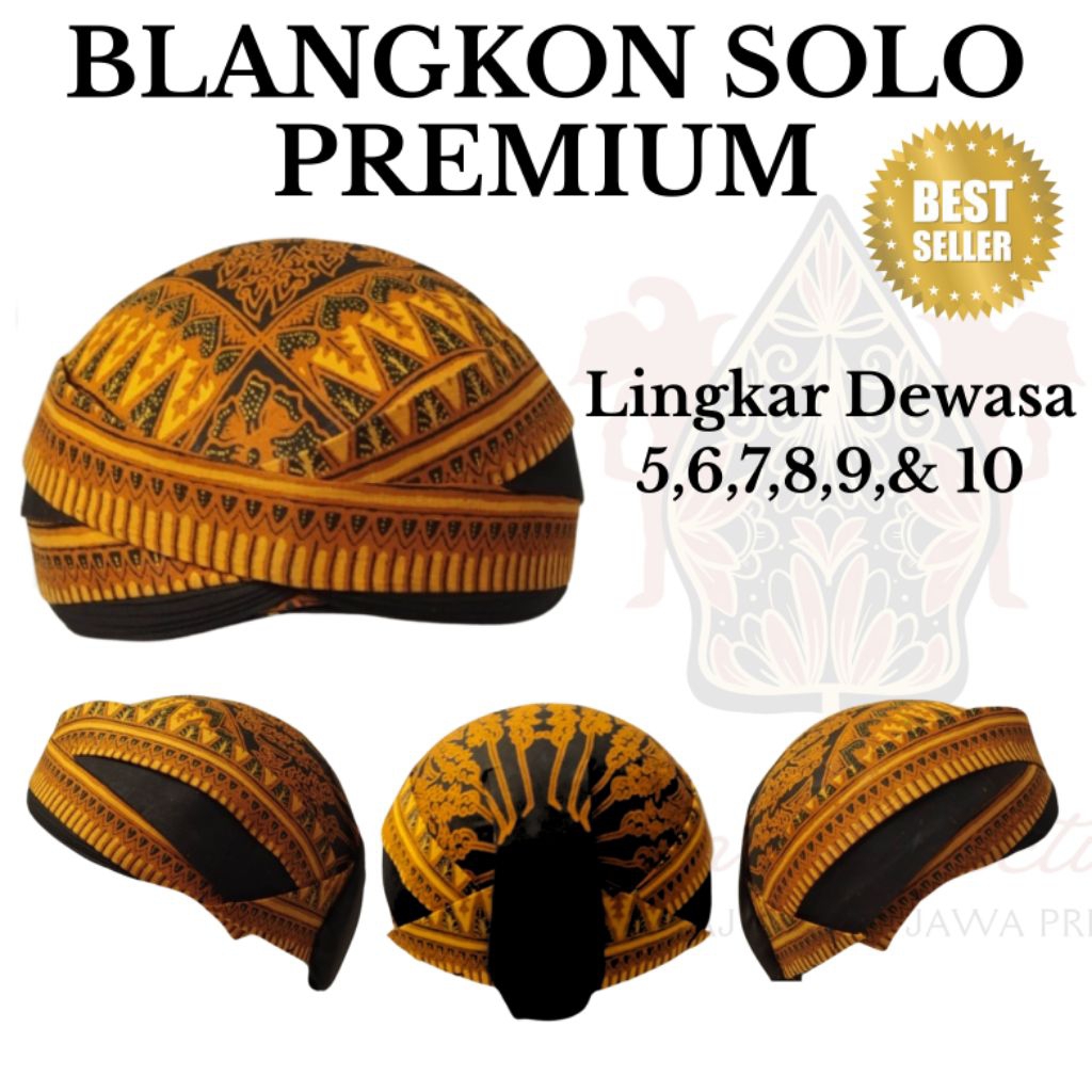 Jual TERLARIS‼️Blangkon Solo Cabut Modang Jebeh // Blangkon Solo Jawa ...