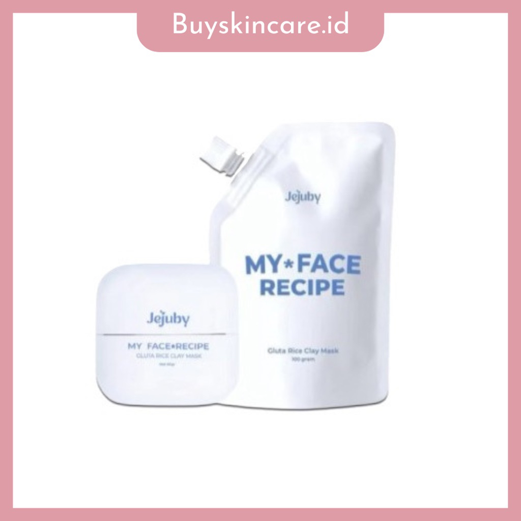 Jual JEJUBY - Gluta Rice Clay Mask (Masker Pemutih Muka, Bleaching Muka ...