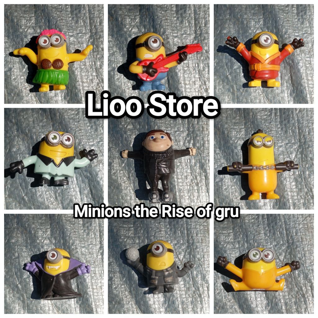 Jual Mainan McD Minions The Rise Of Gru Figurine | Shopee Indonesia
