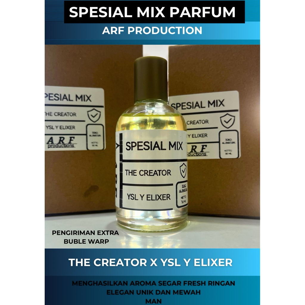 Jual [ARF] MIX PARFUM // THE CRE4TOR X YSL Y ELIXER // MIX PARFUM PRIA ...