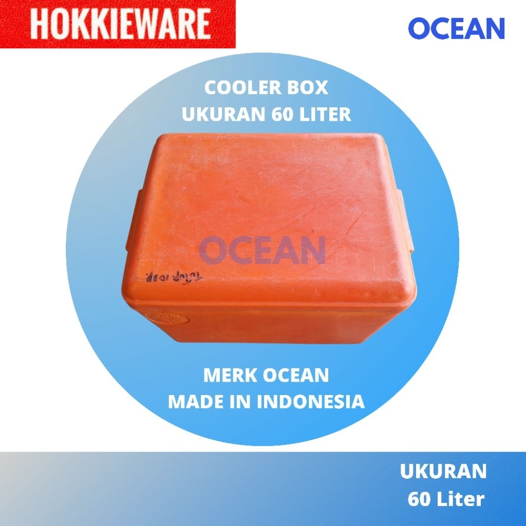 Jual Cooler Box OCEAN 60 L / Tempat Es / Fiber Ocean | Shopee Indonesia