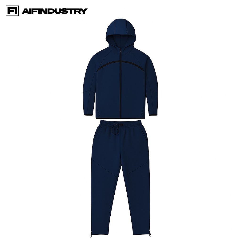 Jual AIFindustry - Tech Fleece Fit Body Tracksuit Navy | Shopee Indonesia
