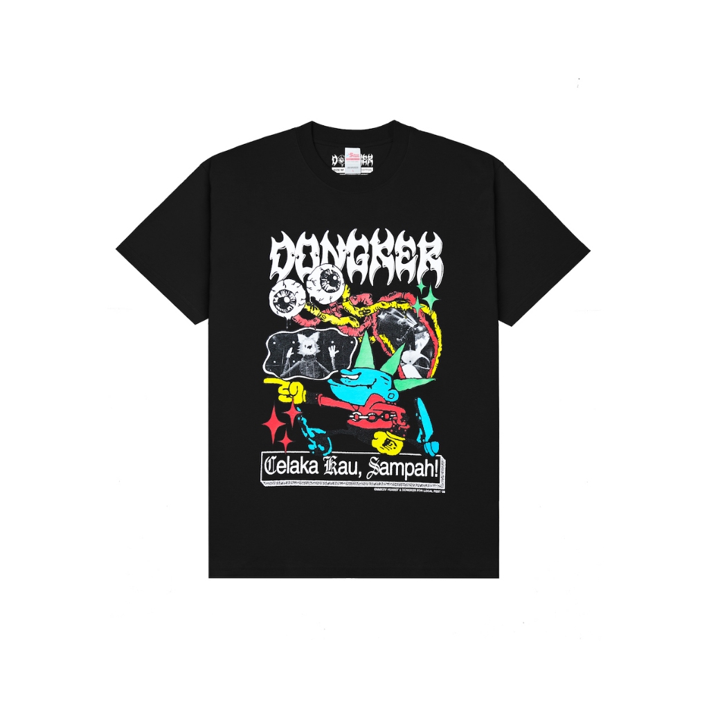 Jual Vearst x Dongker Short Sleeve Baton Black | Shopee Indonesia