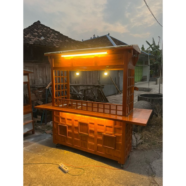 Jual Gerobak dimsum model jepang / gerobak jepang custom / gerobak ...