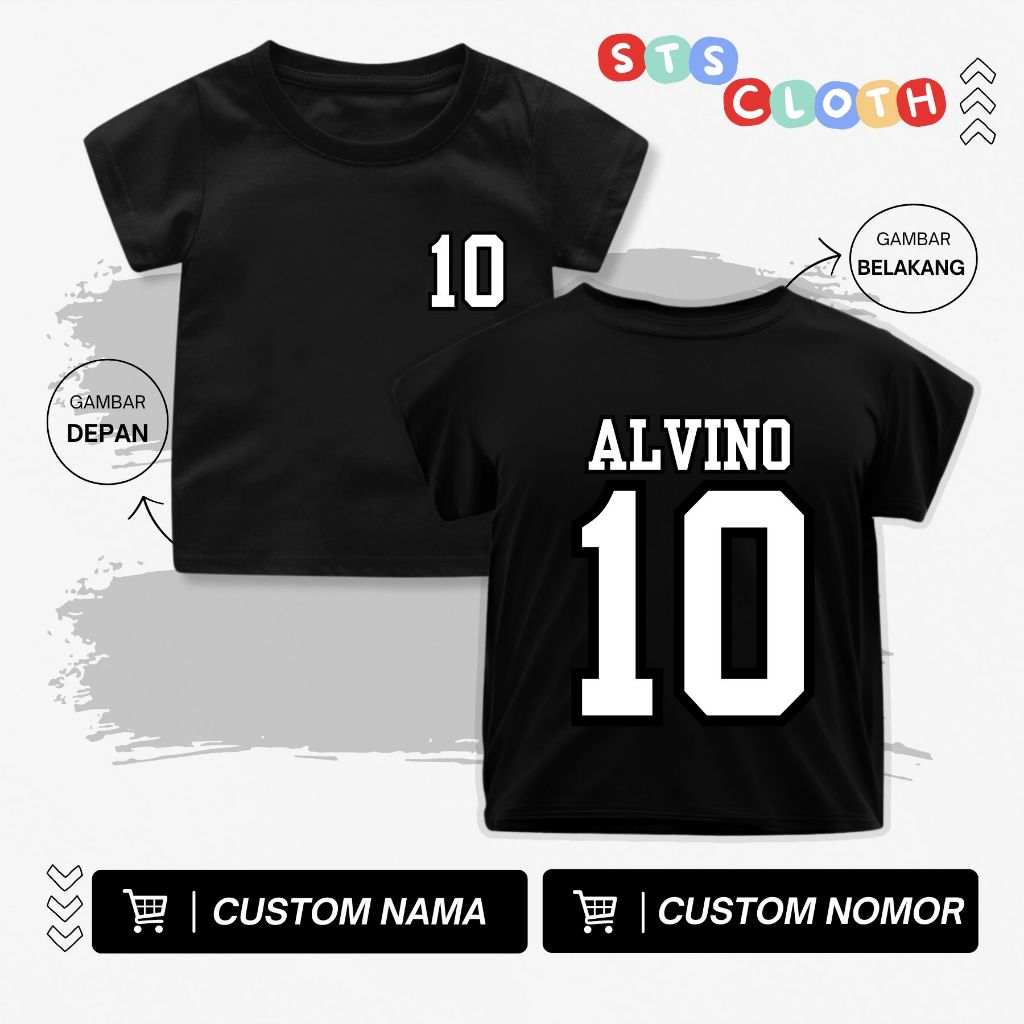 Jual KAOS CUSTOM NAMA DAN ANGKA LAKI LAKI DAN PEREMPUAN KATUN COMBED 30S FASHION | Shopee Indonesia