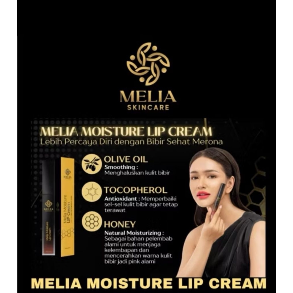Jual MELIA MOISTURE LIP CREAM WITH EXTRACT PROPOLIS 4ml | Shopee Indonesia