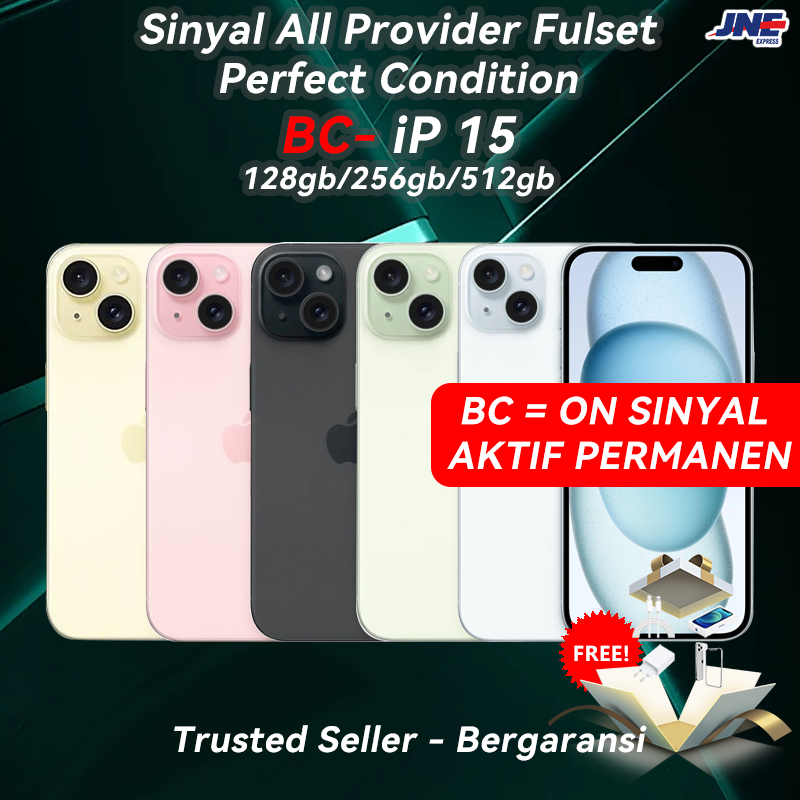 Jual BC - IP 15 IMEI Terdaftar 256GB 128GB Second BEKAS ORIGINAL 100% Seken Apple | MULUS NORMAL ...