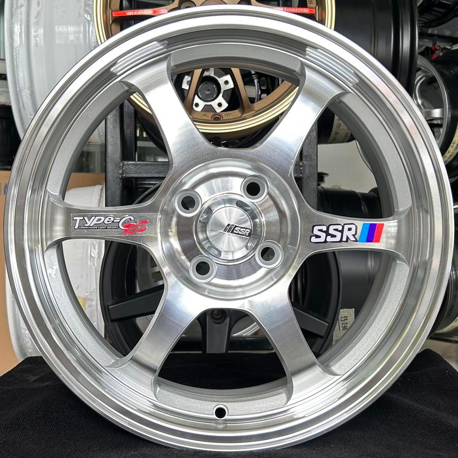 Jual VELG SSR RC RING 16 LEBAR 7 HOLE 4X100 ET 40 SILVER MACHINE FACE ...
