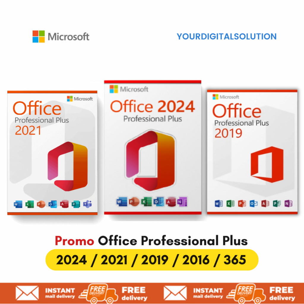 Jual BIG PROMO Microsoft Office 2024 / 2021 / 2019 / 2016 / 365 ...