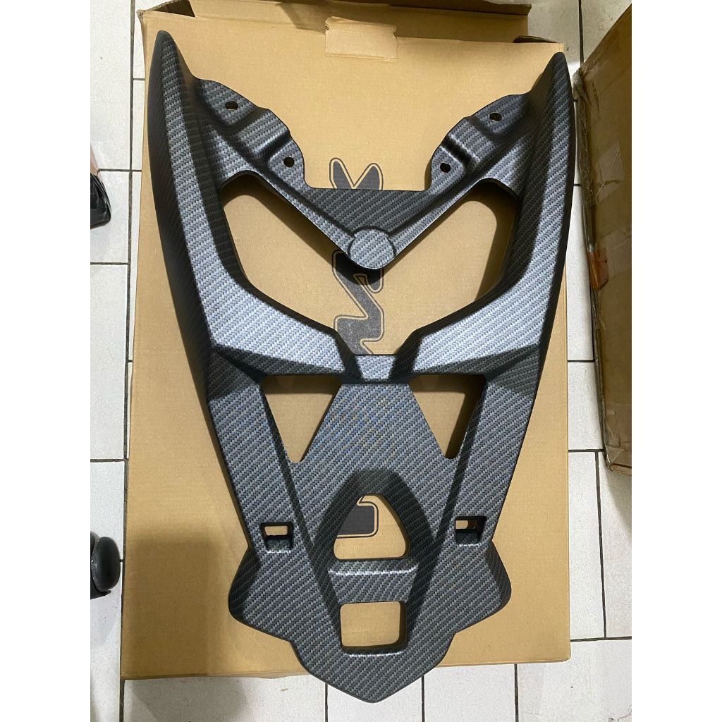 Jual behel box nmax lama carbon polos breket box behel belakang ...