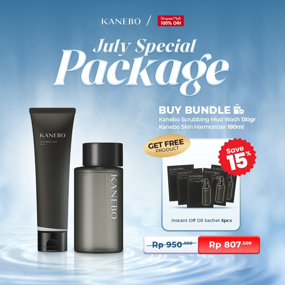 Jual KANEBO Skin Harmonizer & Scrubbing Mud Wash - July Special Package | Shopee Indonesia