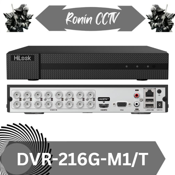 Jual HiLook DVR‑216G‑M1/T – 16‑Ch DVR TurboHD/H.265 Lite (1080p Lite ...