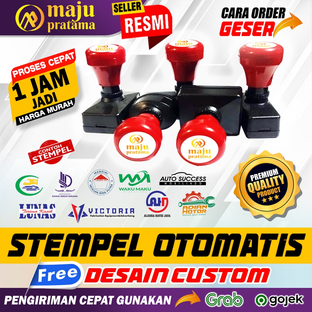 Jual Stempel Custom, Stempel Nama, Toko, Lunas, Dokter, Ttd Stempel ...