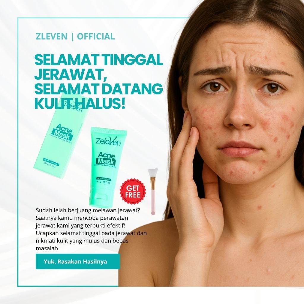 Jual ZELEVEN - Acne Clay Mask | Treatment Acne patch Acne Removal ...